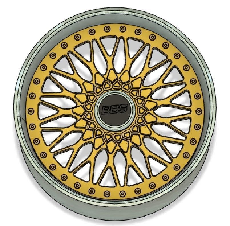 BBS Rim 3D model 3D printable | CGTrader