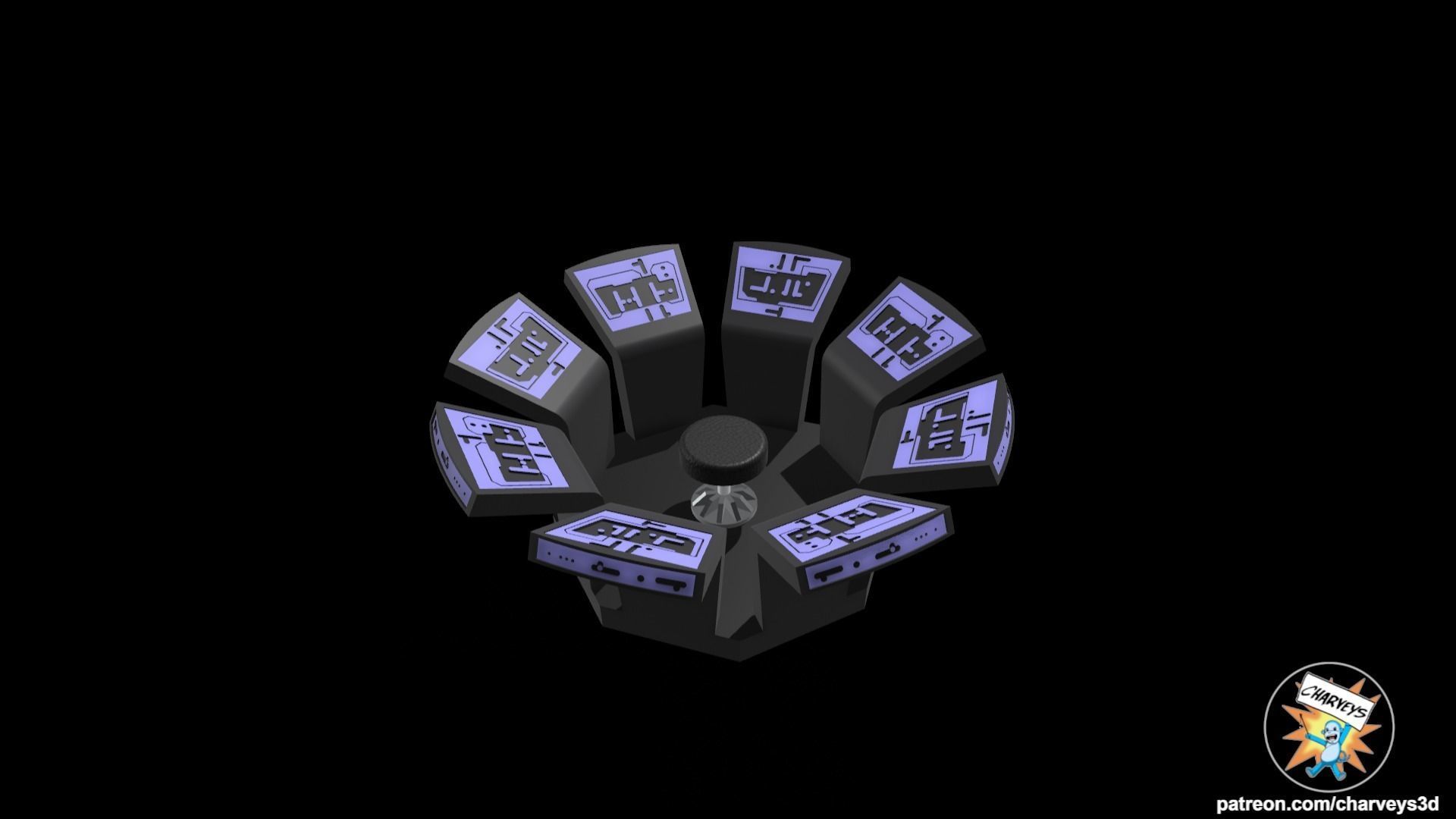 Star Wars Death Star II Control Console for action figures 3D model 3D ...