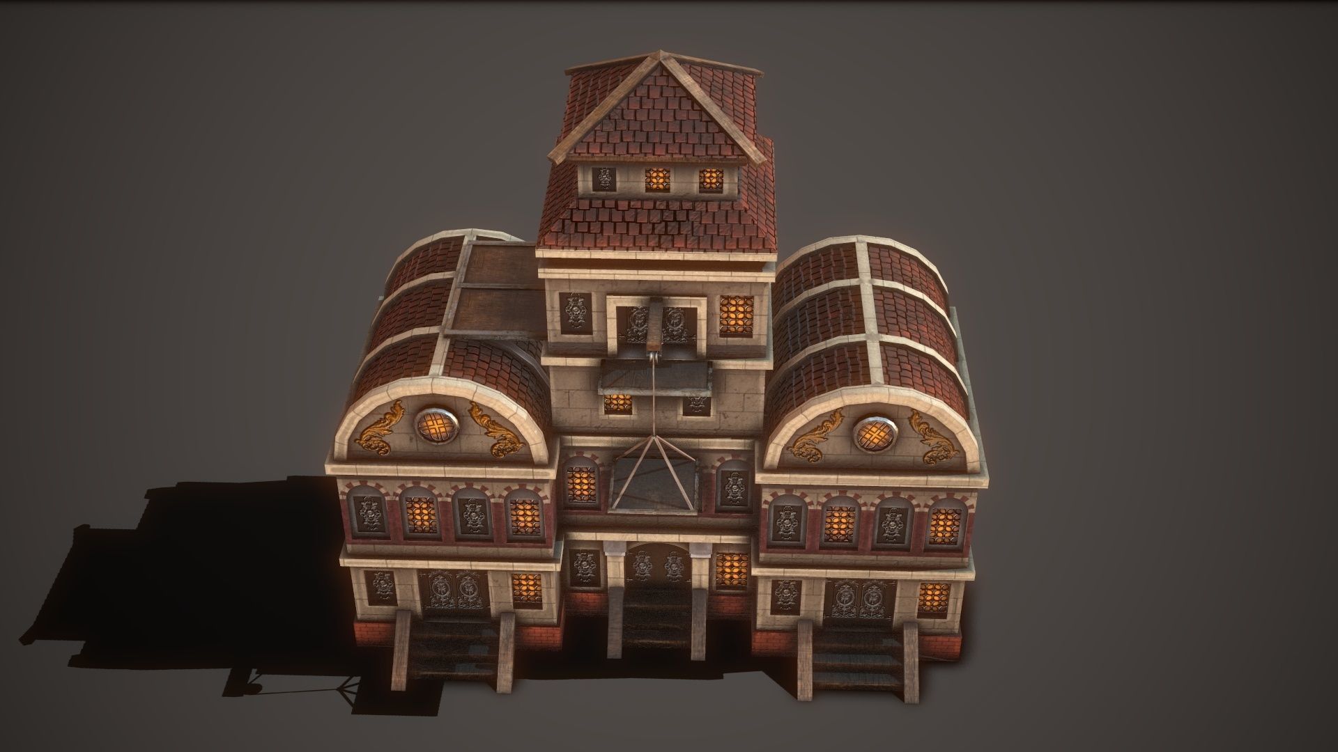 3D model Ancient Outpost VR / AR / low-poly | CGTrader