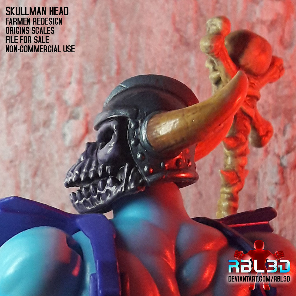 Skullman Farmen -motu compatible- 3D model 3D printable | CGTrader