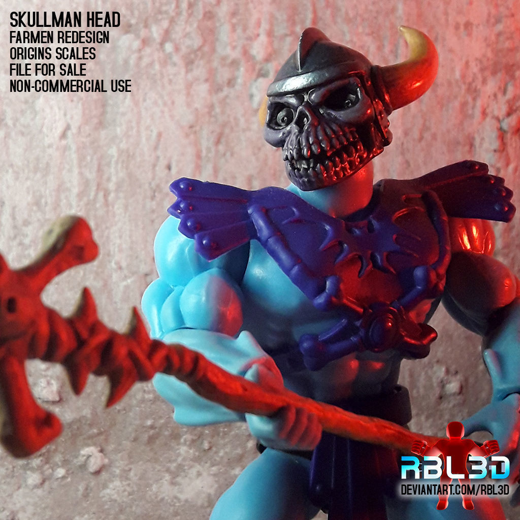 Skullman Farmen -motu compatible- 3D model 3D printable | CGTrader