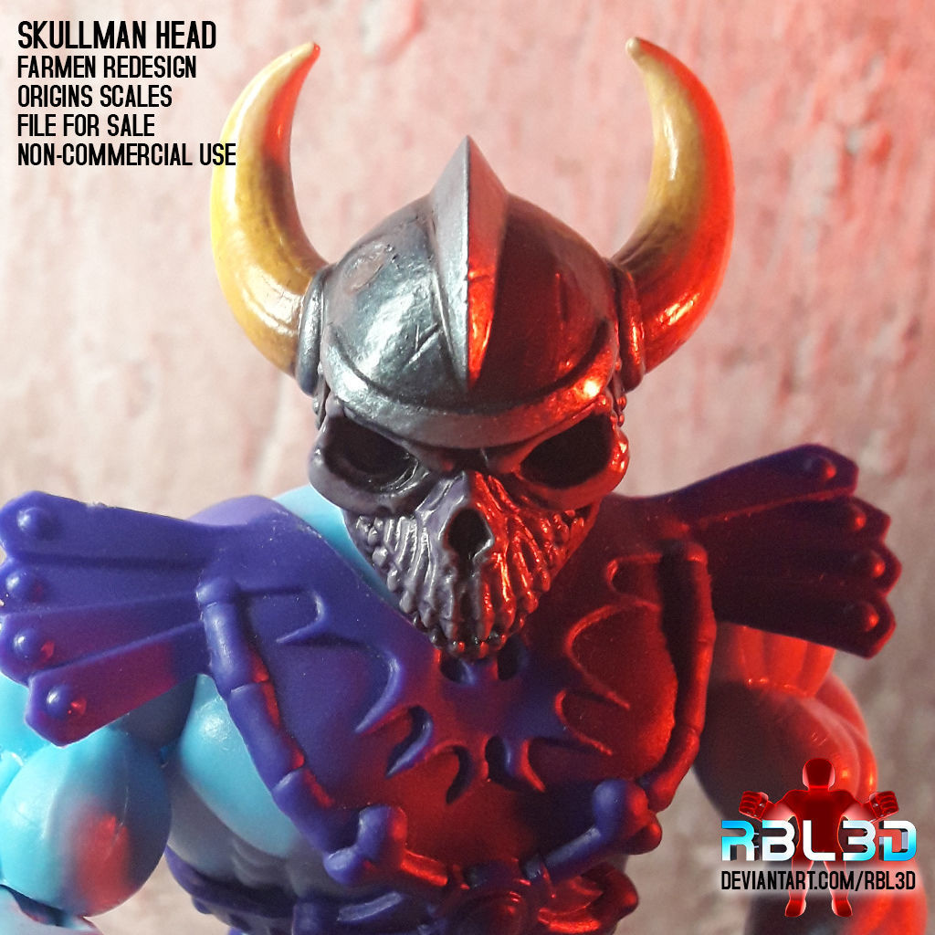Skullman Farmen -motu compatible- 3D model 3D printable | CGTrader