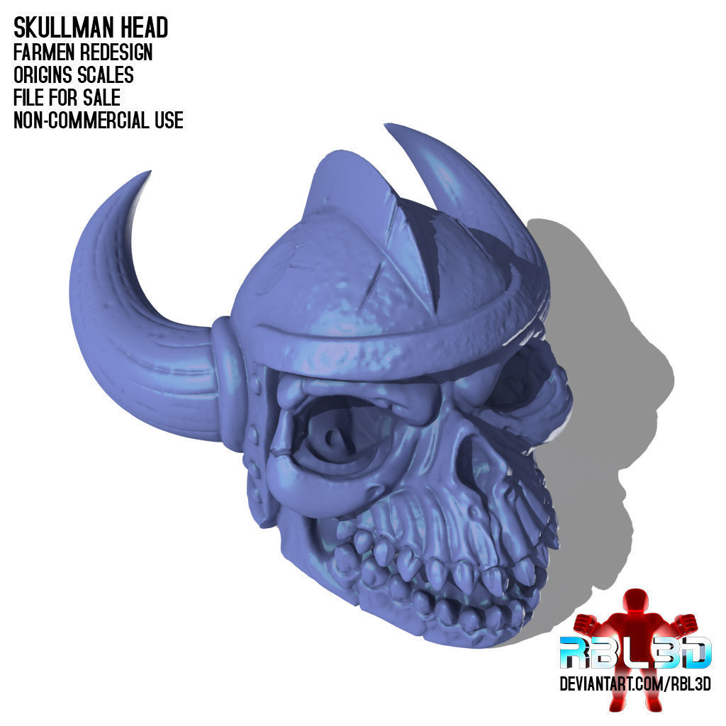 Skullman Farmen -motu compatible- 3D model 3D printable | CGTrader