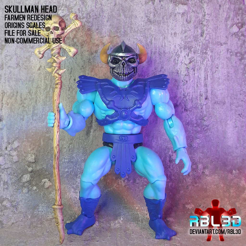 Skullman Farmen -motu compatible- 3D model 3D printable | CGTrader