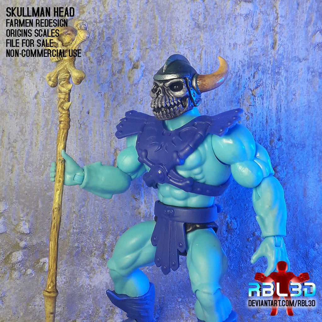 Skullman Farmen -motu compatible- 3D model 3D printable | CGTrader