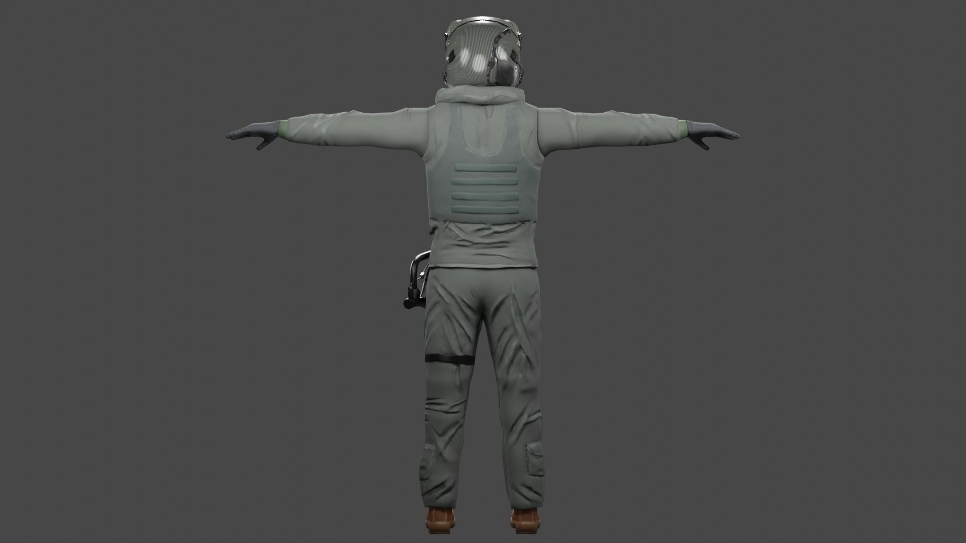 3D model Pilot Suit VR / AR / low-poly rigged | CGTrader