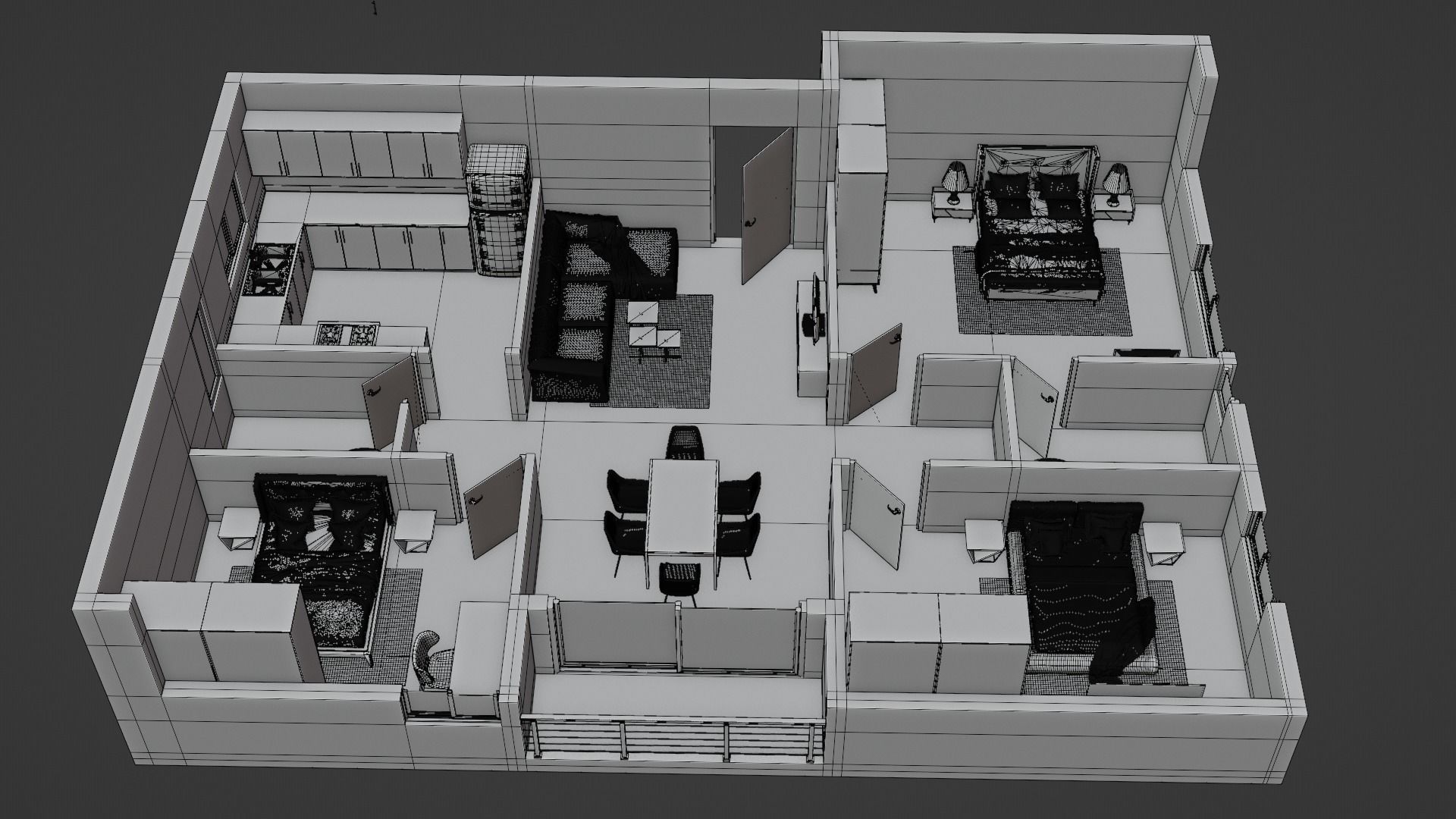 3D Floor Plan 41 3D model | CGTrader