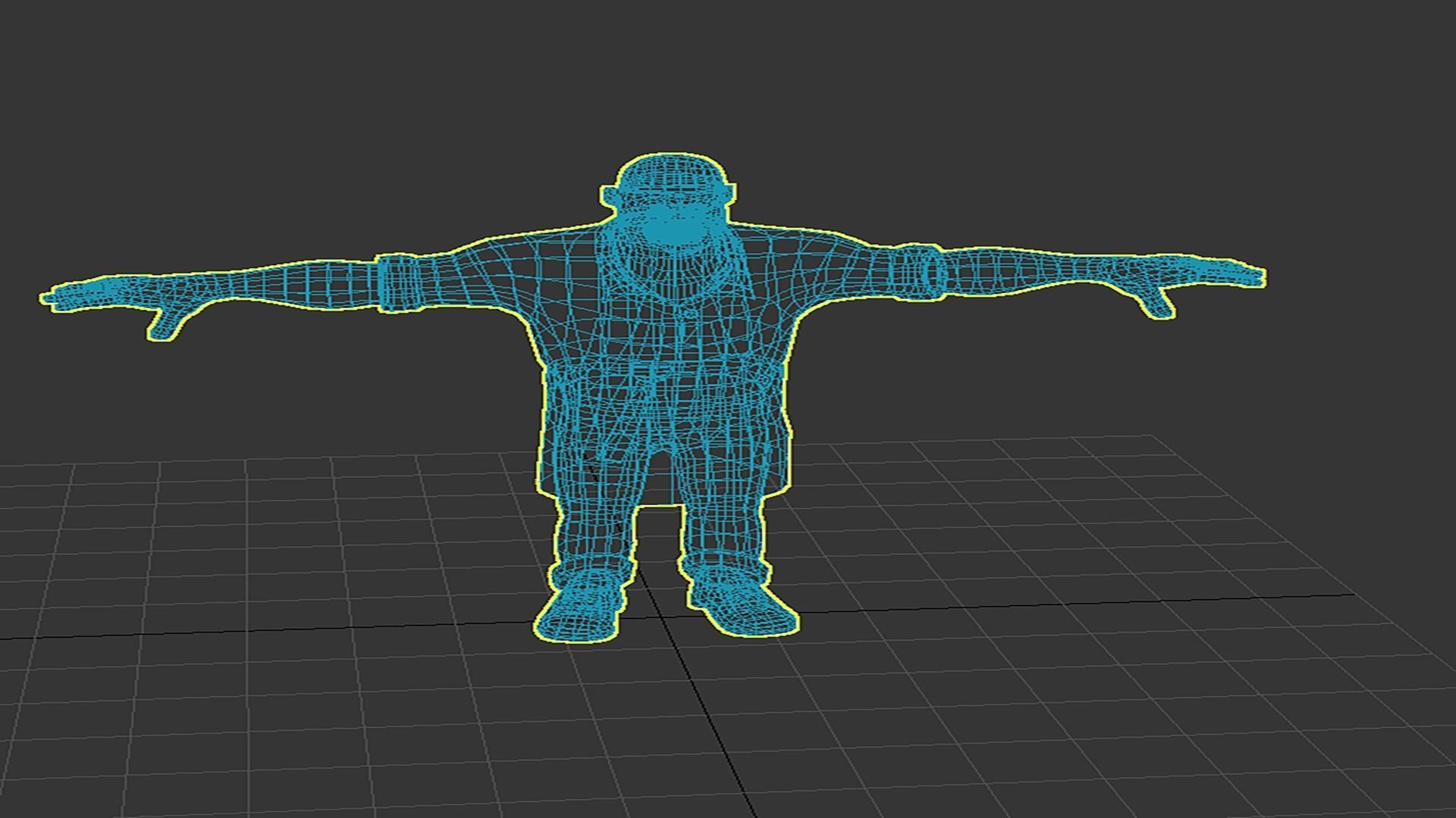 3D model Scary Butcher VR / AR / low-poly | CGTrader