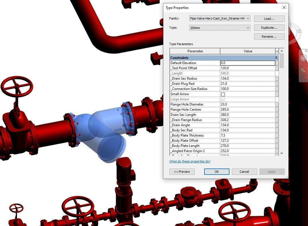 MEP-03-FIRE FIGHTING SYSTEM - Revit Family - 3D model 3D model | CGTrader