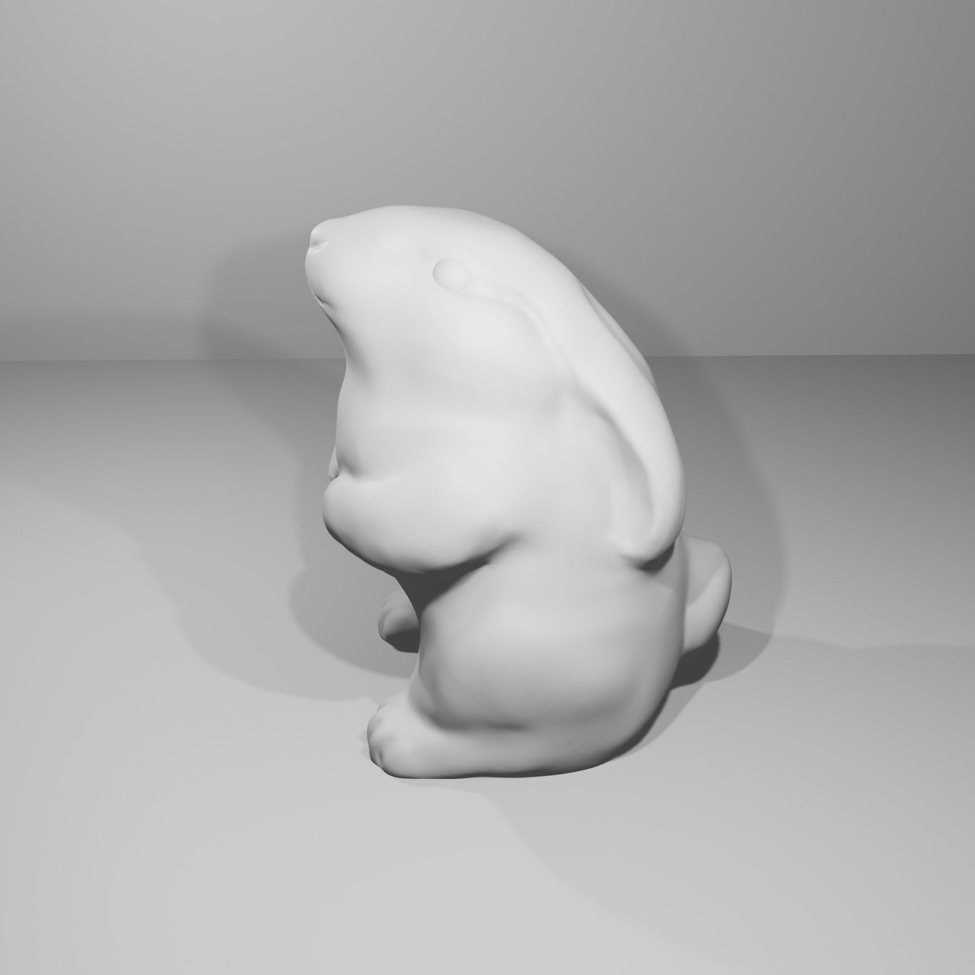 Standing Rabbit free 3D model 3D printable | CGTrader