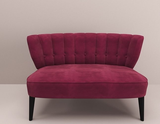 Ciccotelli Settee 3D model | CGTrader