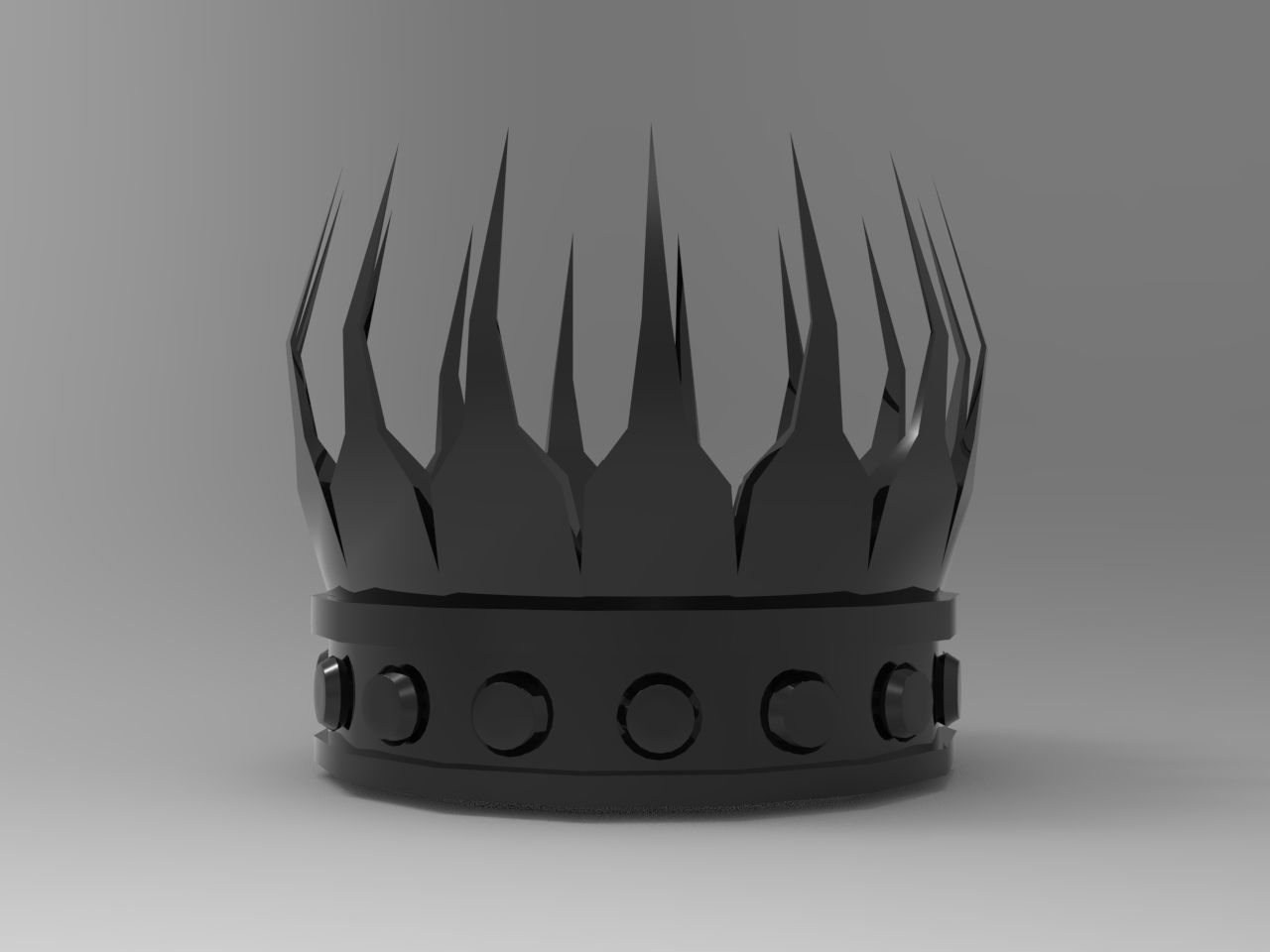 3D model Gold crown 3d model VR / AR / low-poly | CGTrader