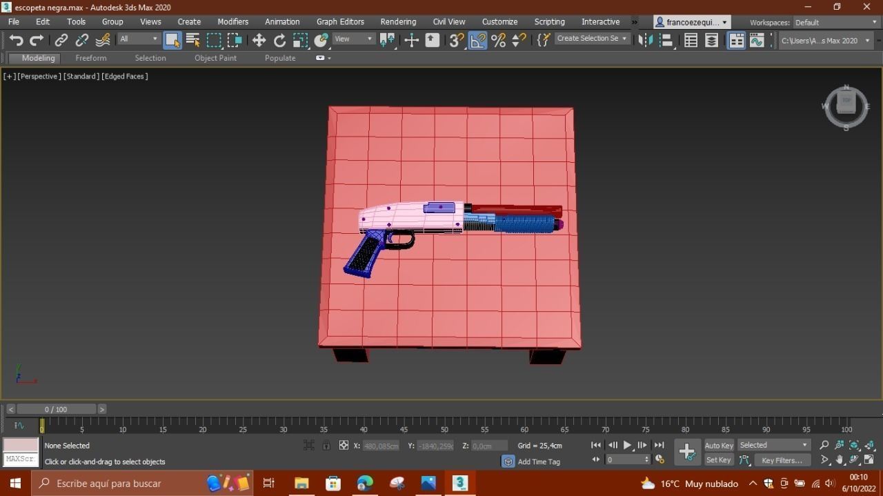 Escopeta recortada 3D model | CGTrader
