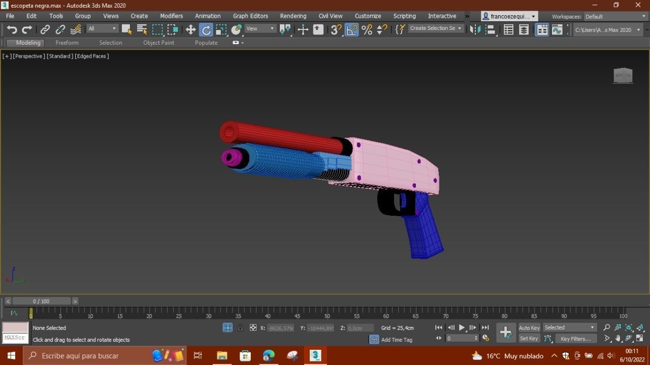 Escopeta recortada 3D model | CGTrader
