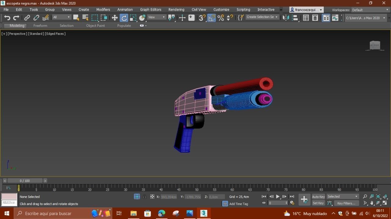 Escopeta recortada 3D model | CGTrader