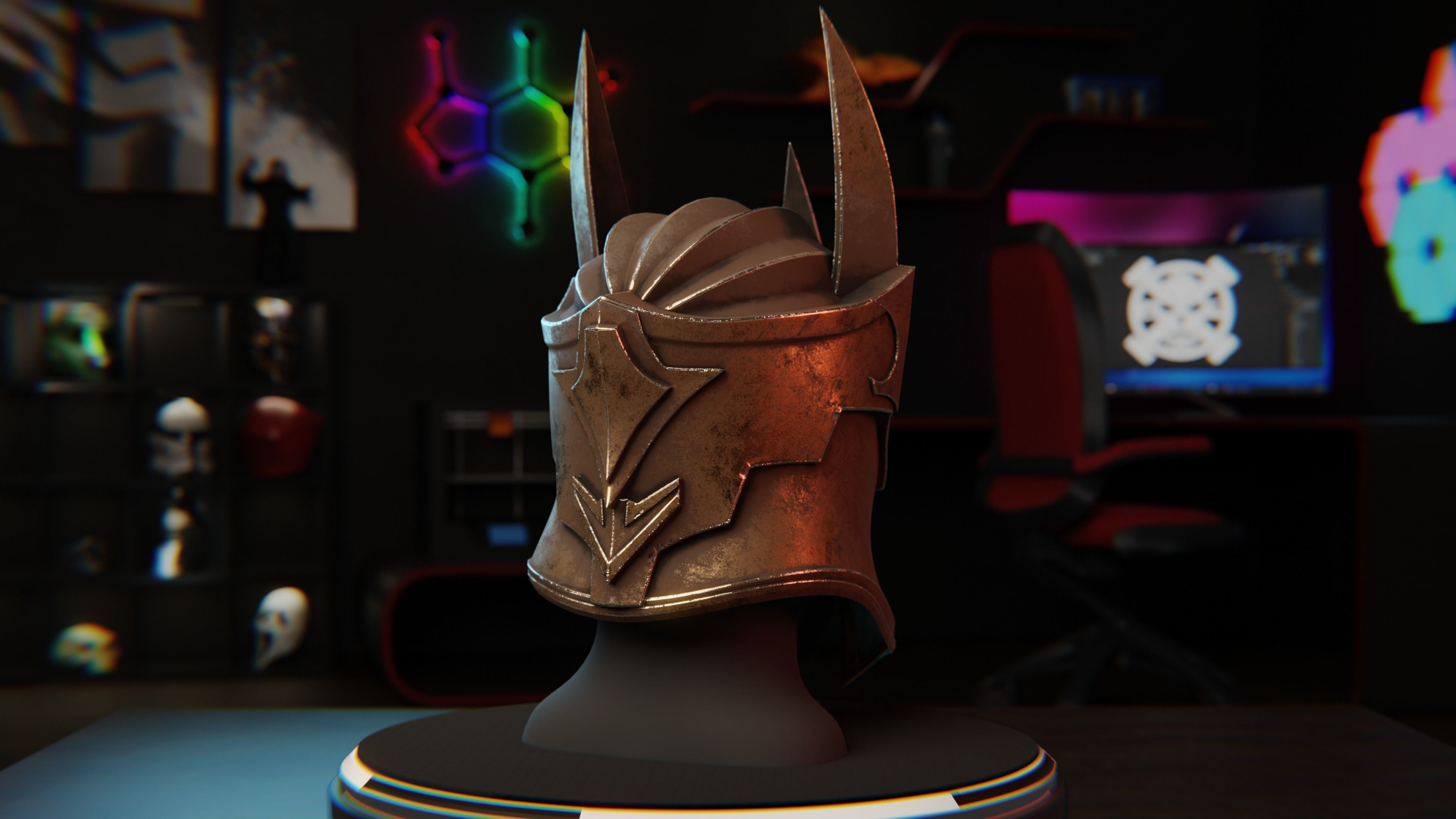 Overlord Helmet 3D model 3D printable | CGTrader