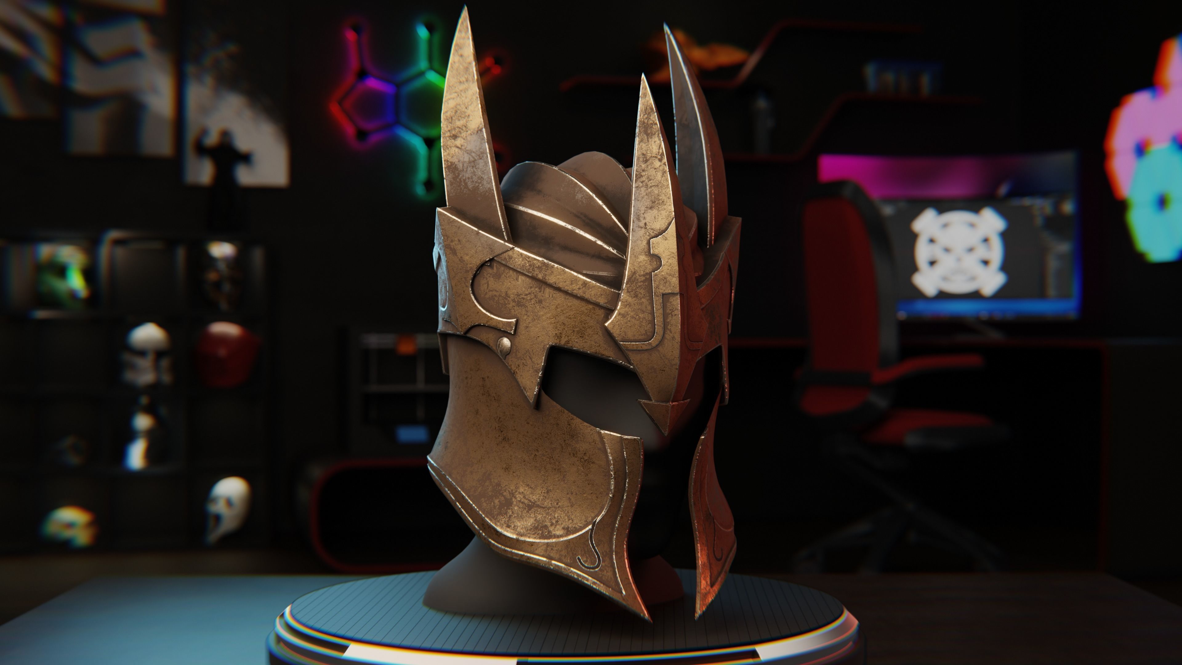 Overlord Helmet 3D model 3D printable | CGTrader