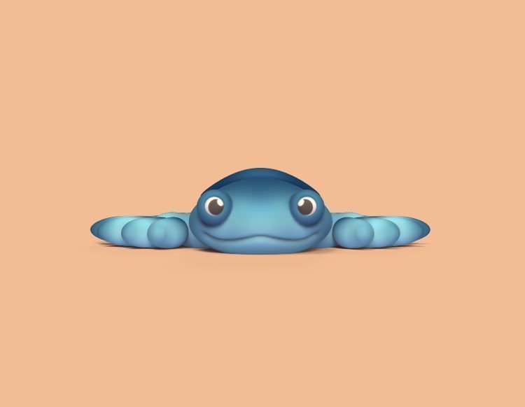 Blue Sea Dragon 3D model 3D printable | CGTrader