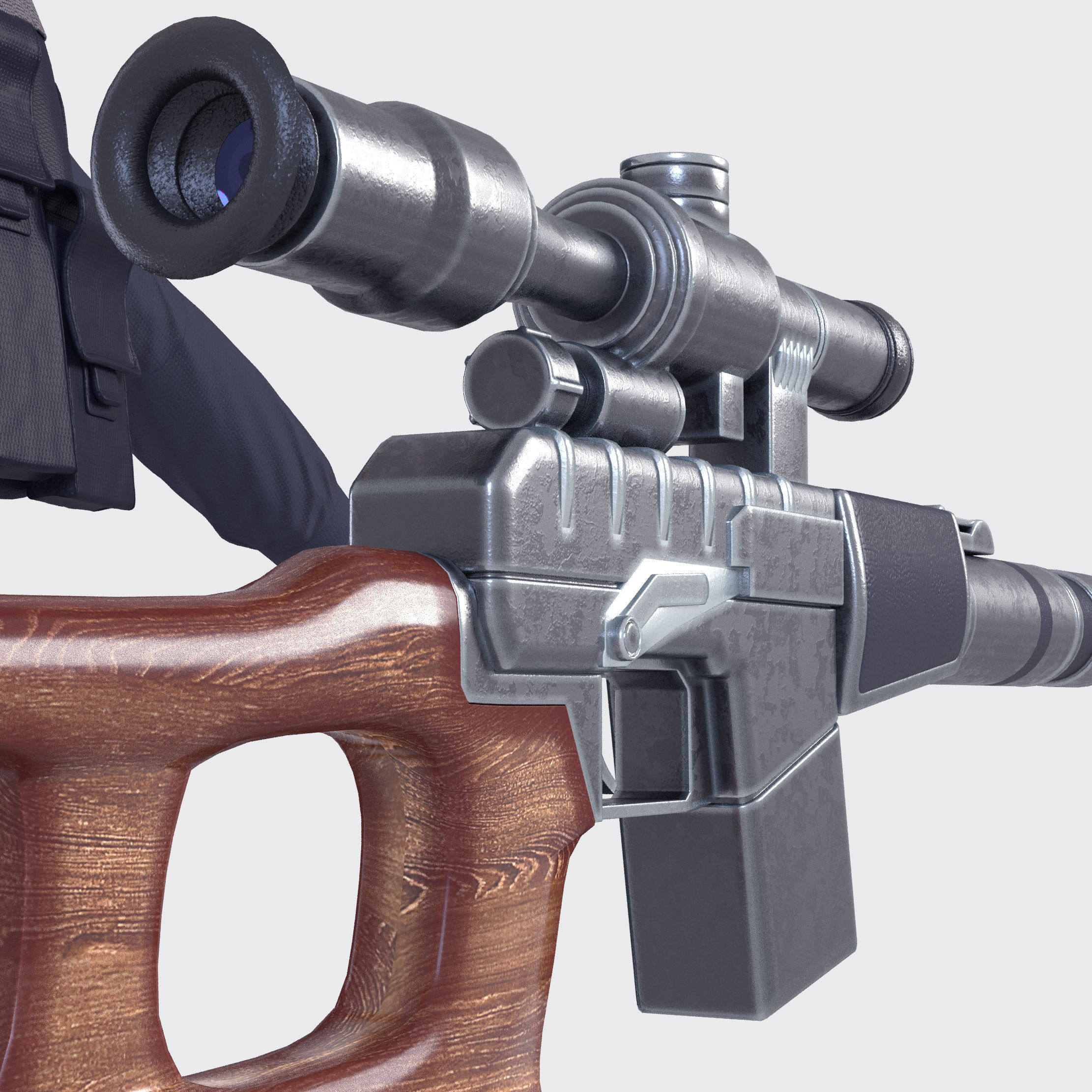 Solder weapon 3D model | CGTrader