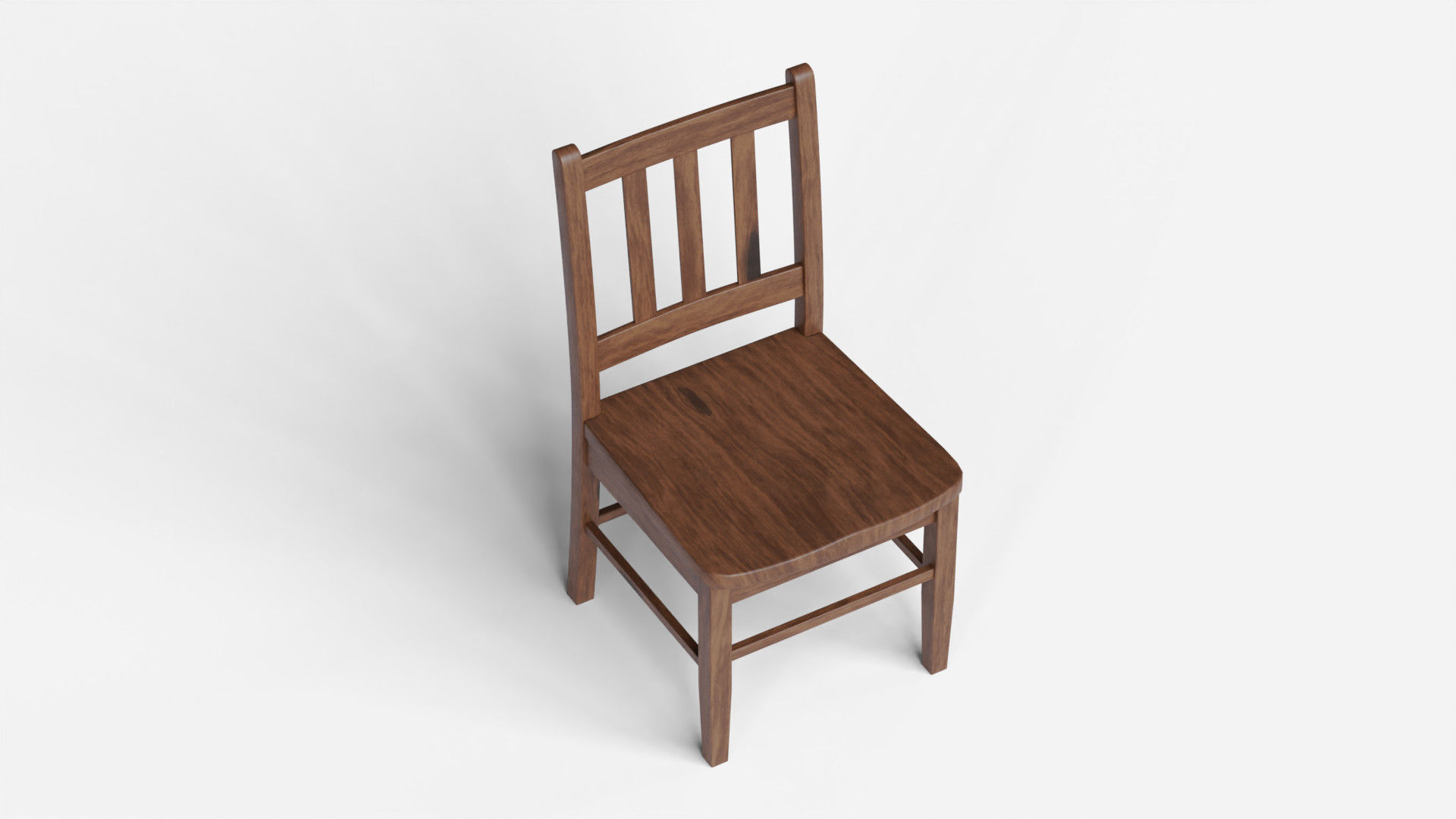 Chair Wooden free VR / AR / low-poly 3D model | CGTrader