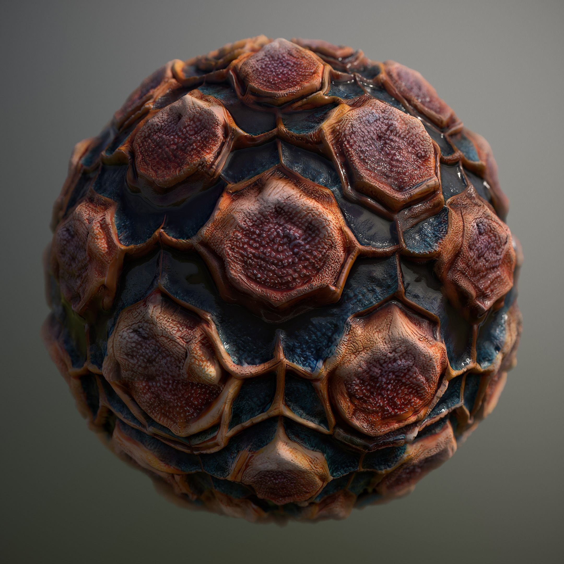 Material Skin Alien 20 Seamless PBR Texture Texture | CGTrader