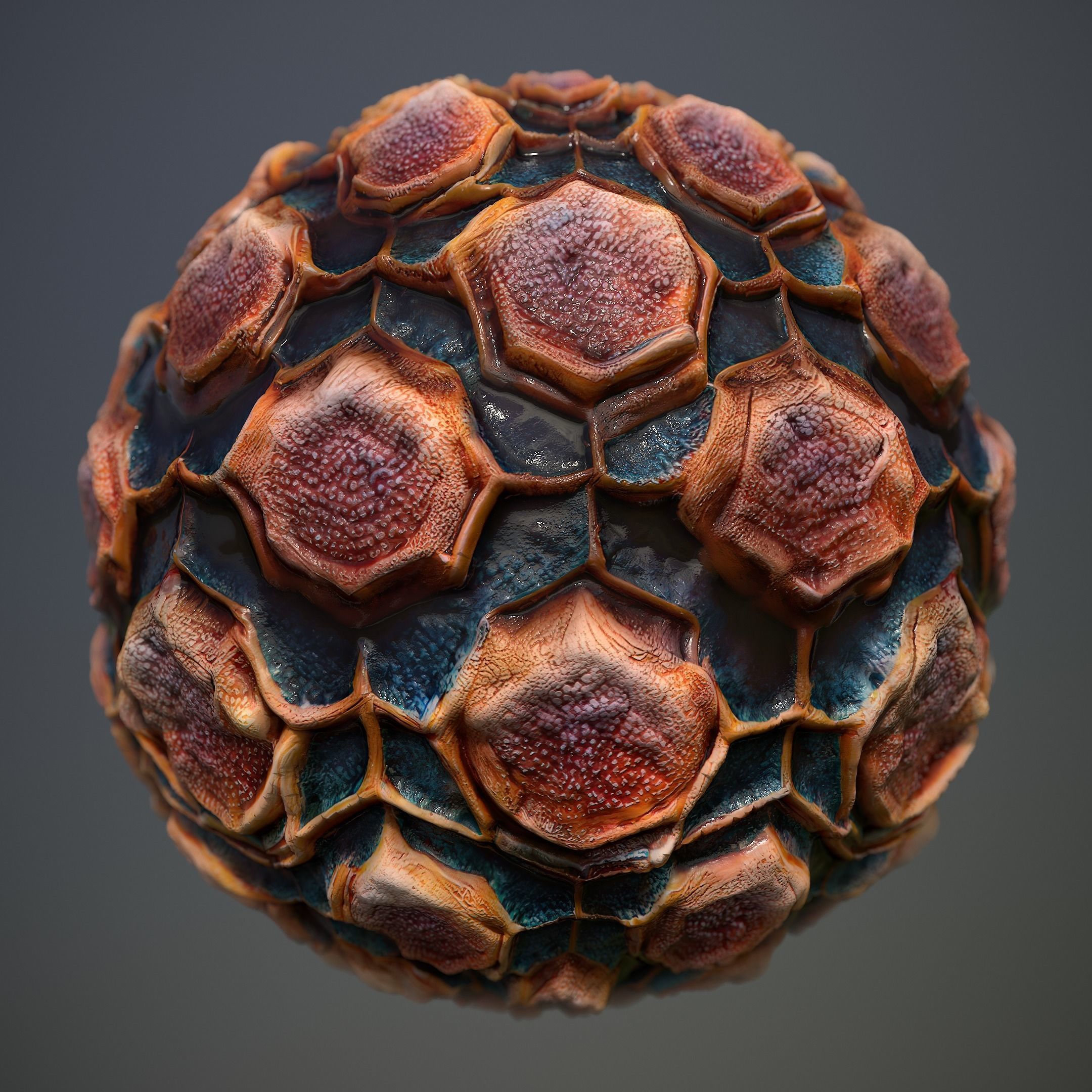 Material Skin Alien 20 Seamless PBR Texture Texture | CGTrader