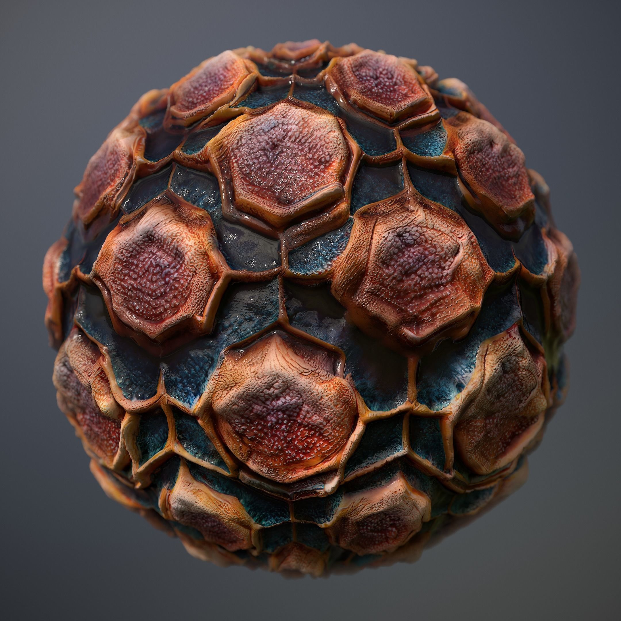 Material Skin Alien 20 Seamless PBR Texture Texture | CGTrader