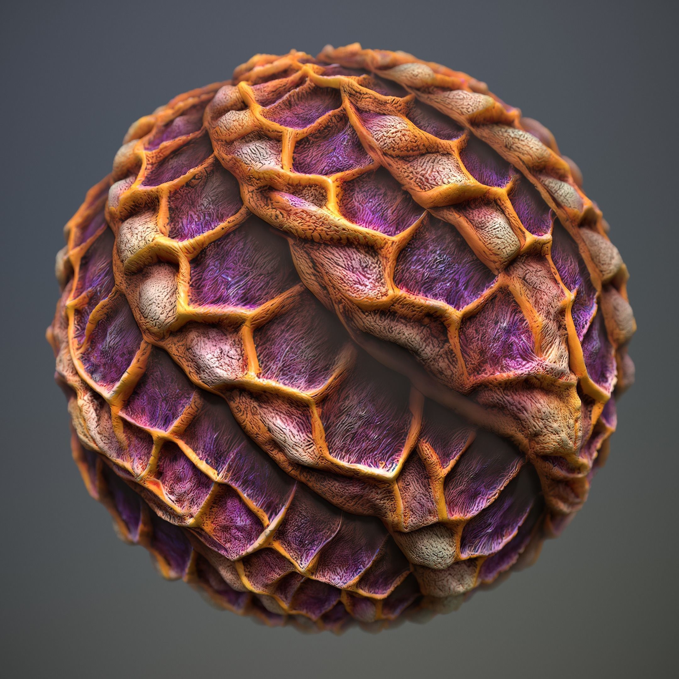 Material Skin Alien 2 Seamless PBR Texture Texture | CGTrader