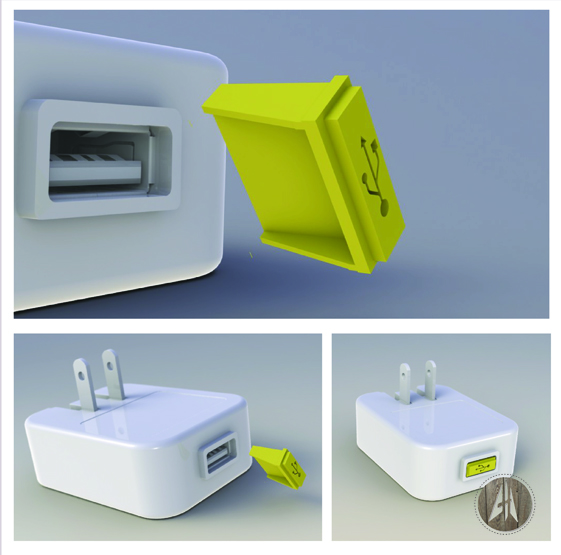 USB Dust Cover 3D model 3D printable | CGTrader