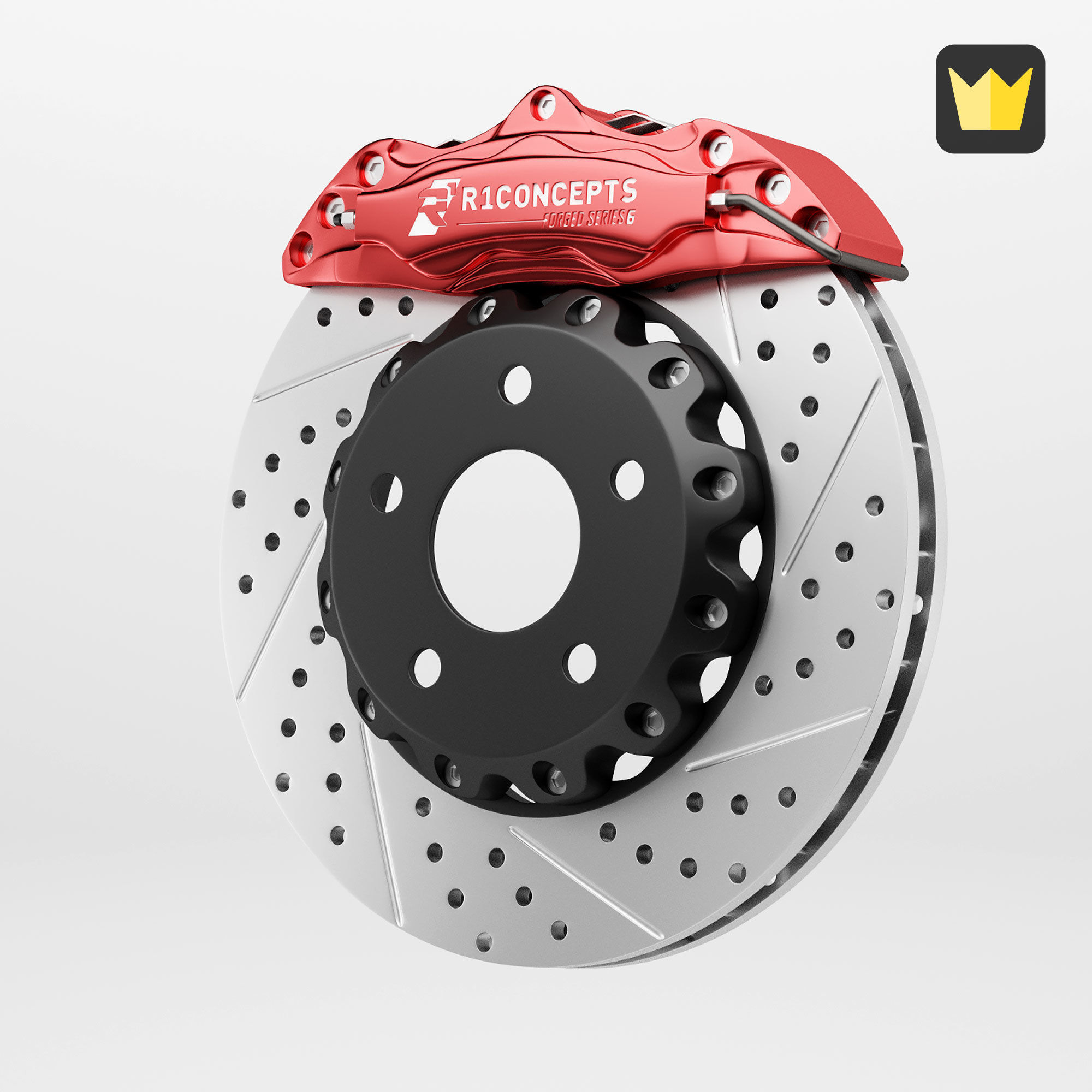 R1 Concepts Disk Brake 3D model | CGTrader