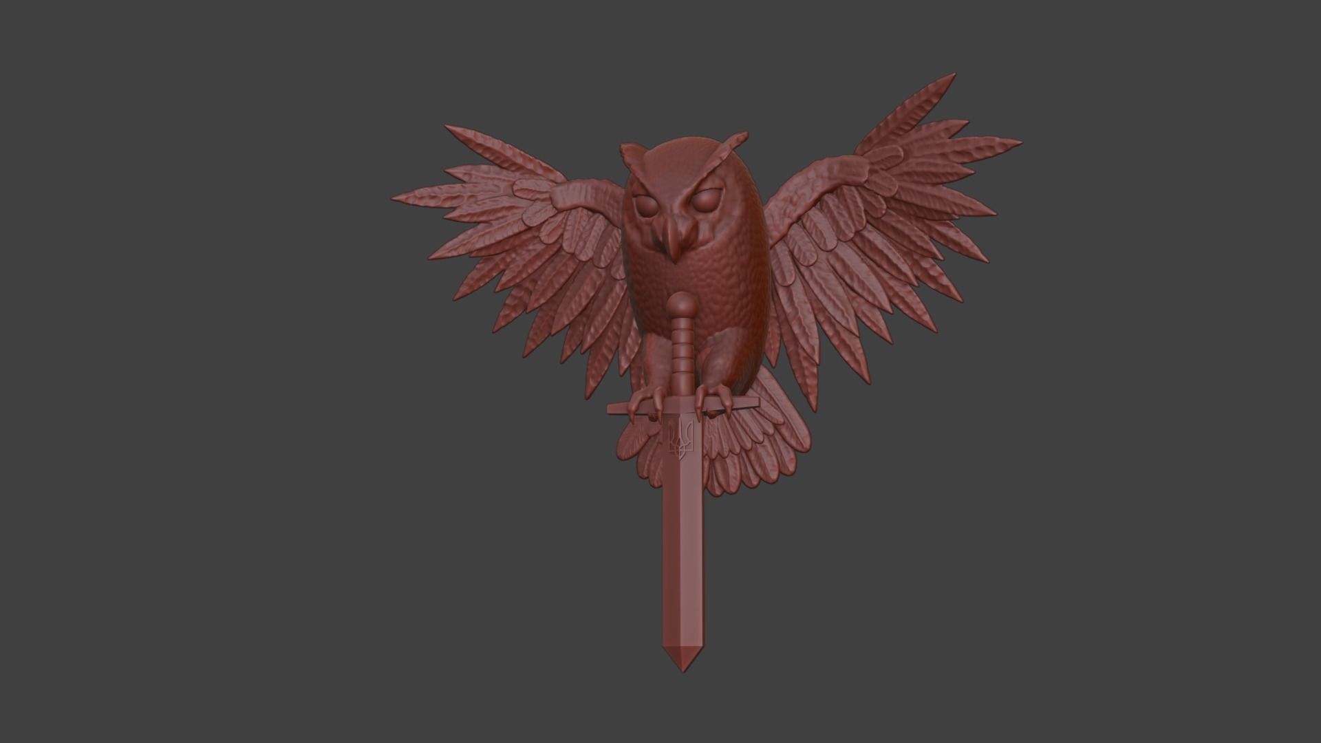 Emblem of the Main Intelligence Directorate free 3D model 3D printable ...