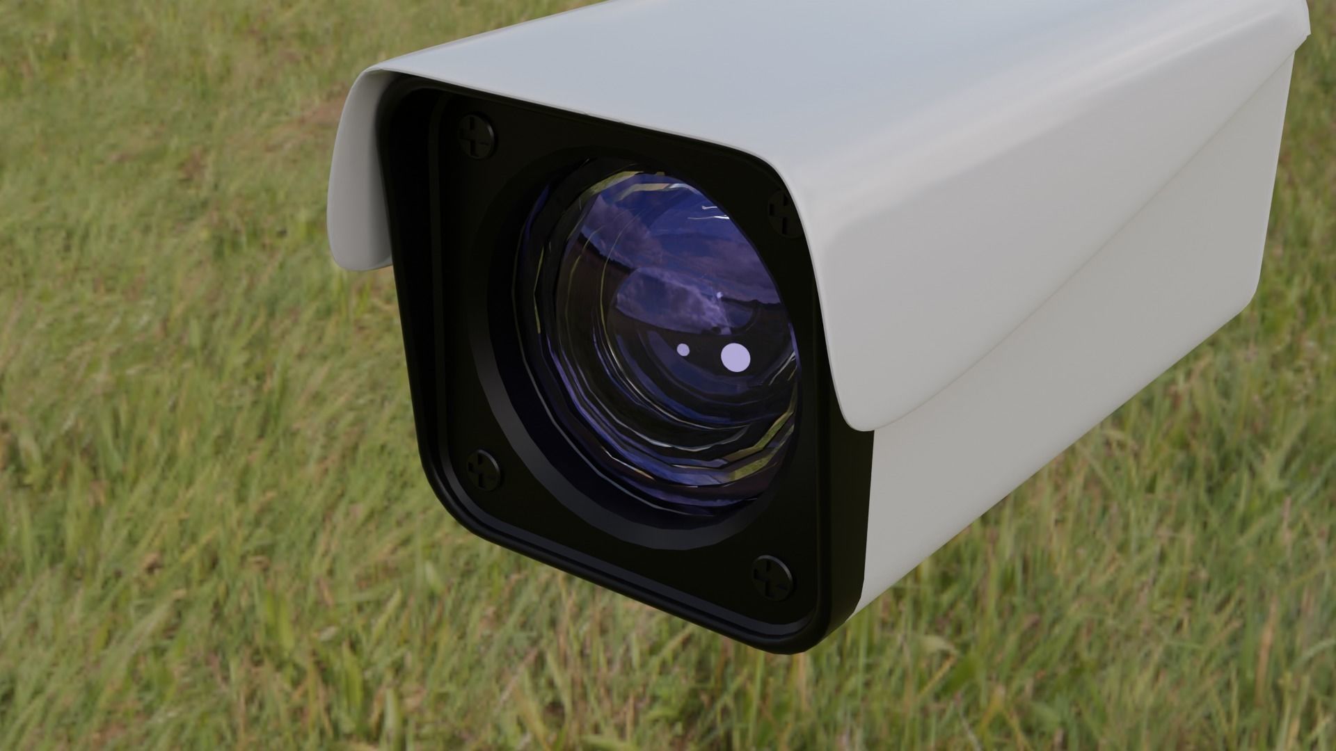 cctv security Camera rig 3D model rigged | CGTrader