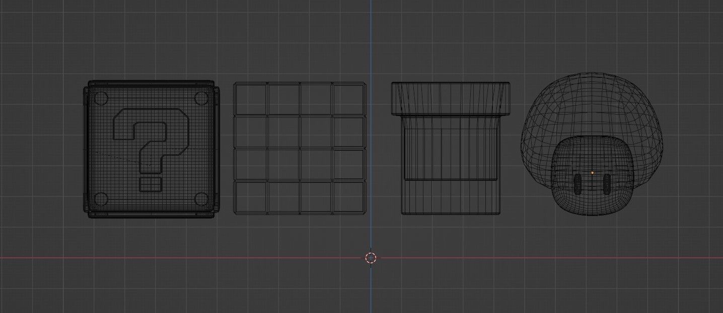 Super Mario Elements 3D model | CGTrader