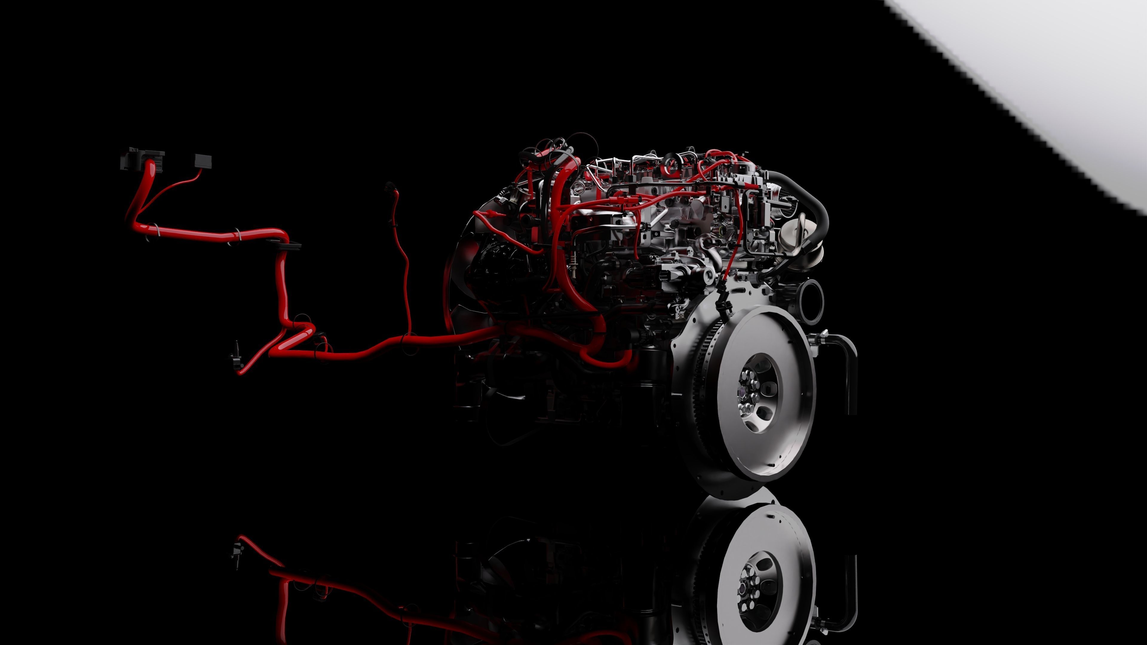 Automotive Engine 3D model animated | CGTrader