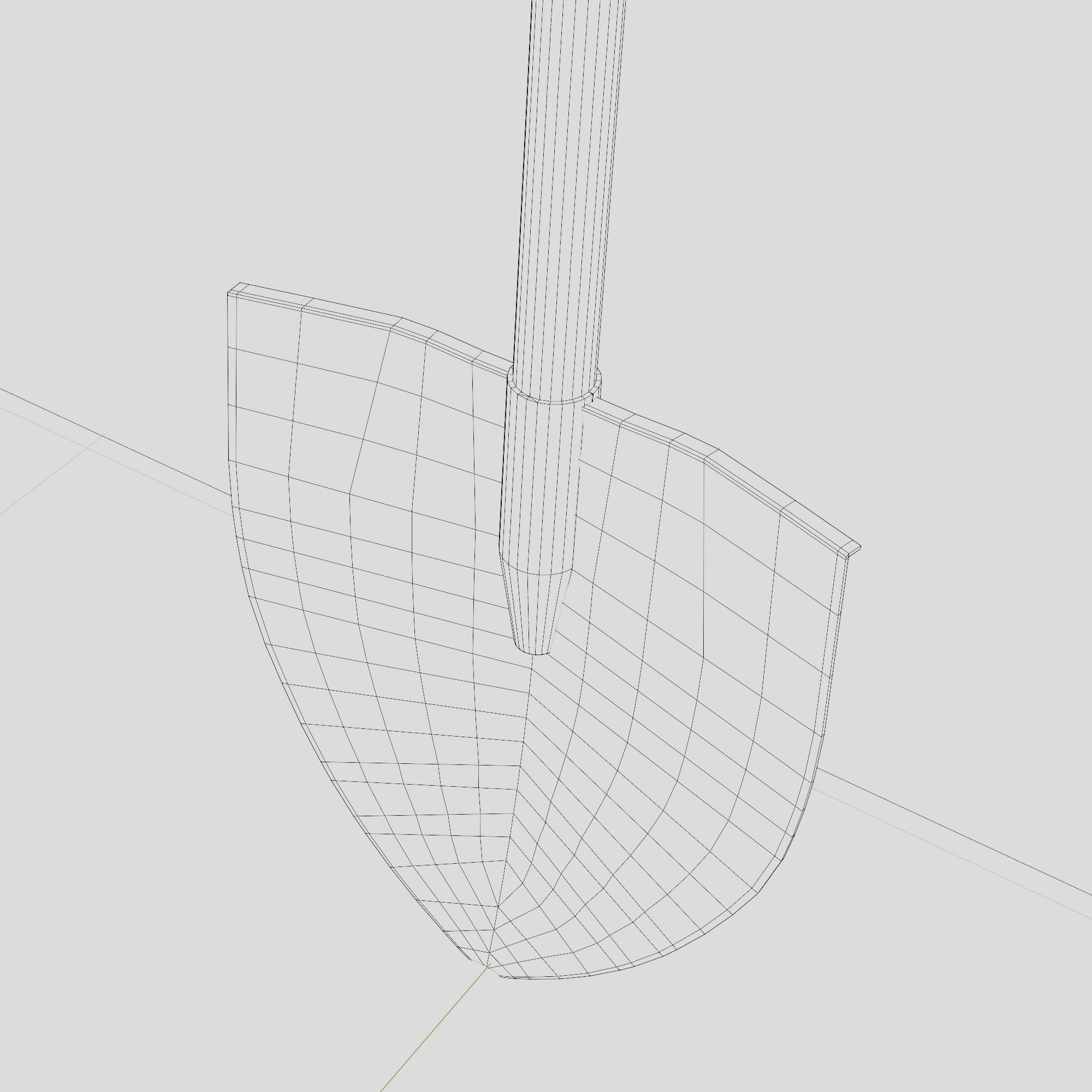 3d model Shovel for decoration free 3D model | CGTrader