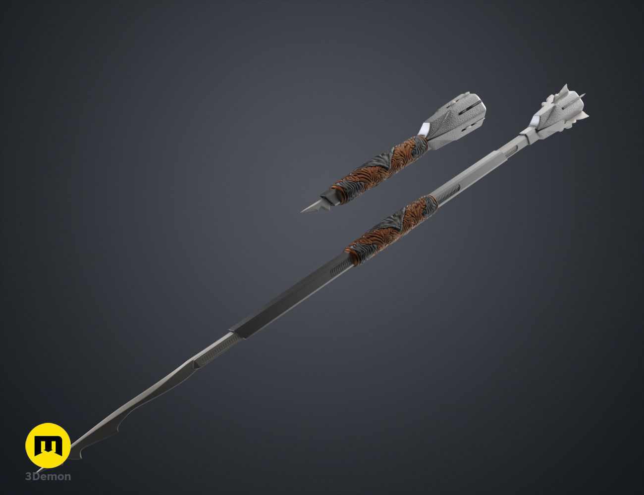 Prey - Feral Predator Spear 3D model 3D printable | CGTrader
