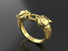 panter pantera rings 3D model | CGTrader