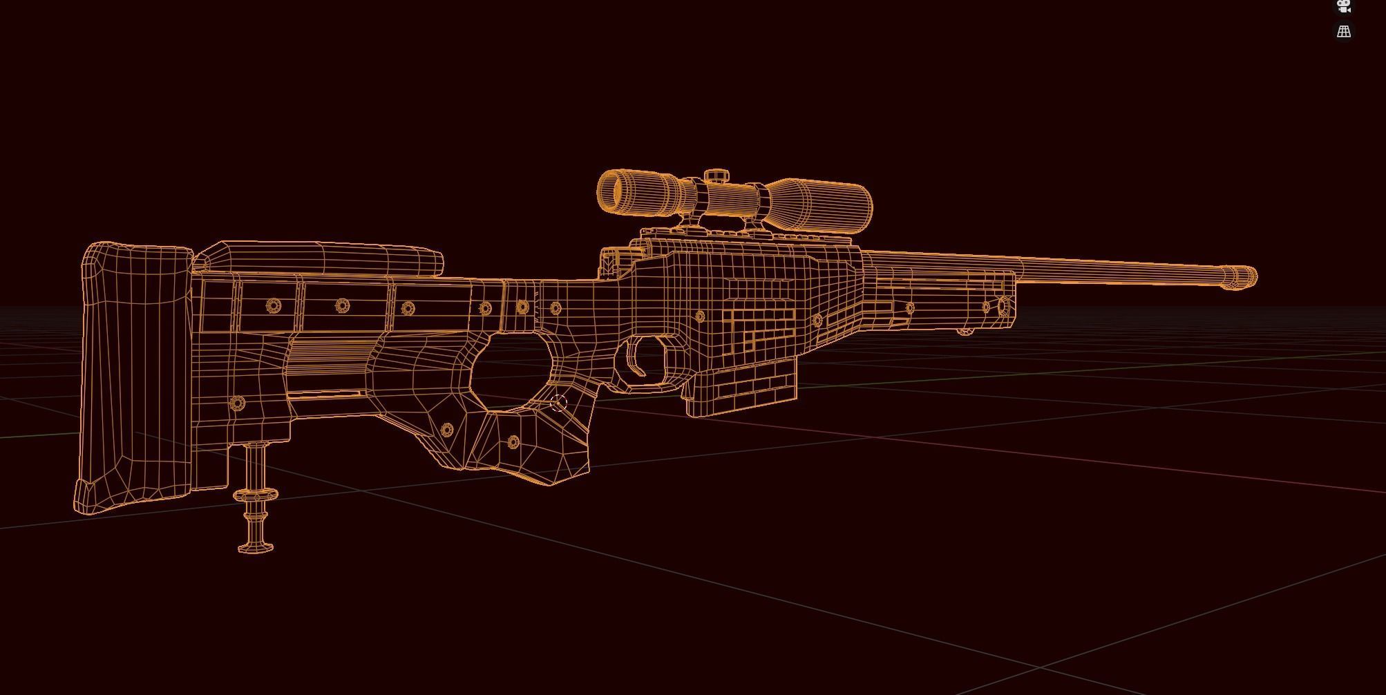 3D model AWP-AWM Lapua 338 ARMA 2 DAYZ INSPIRED VR / AR / low-poly ...