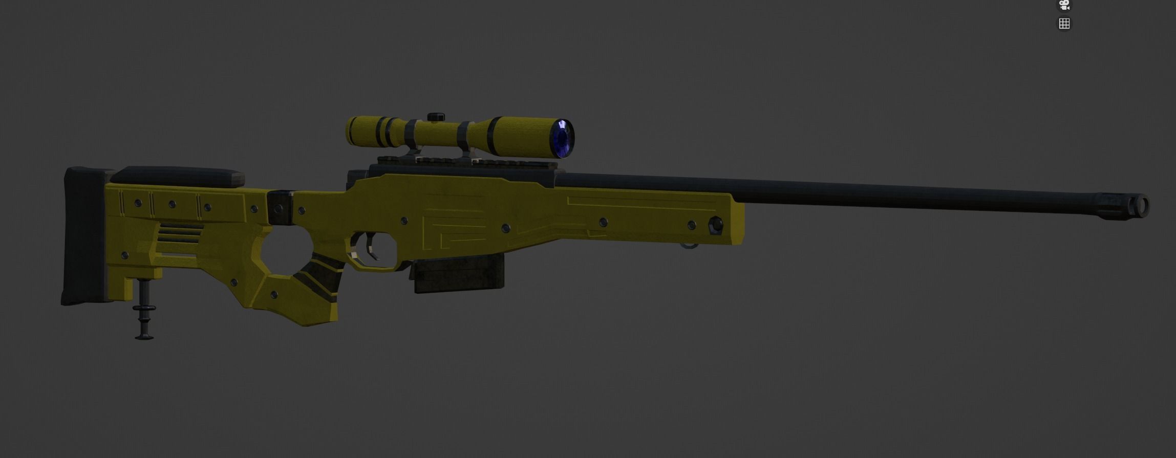 3D model AWP-AWM Lapua 338 ARMA 2 DAYZ INSPIRED VR / AR / low-poly ...