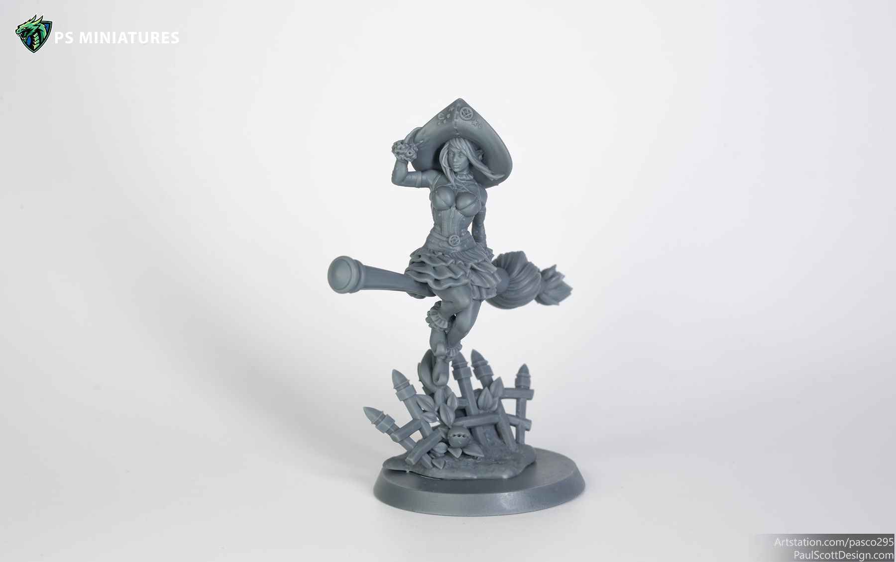Witch Elf Pose 1 3D model 3D printable | CGTrader