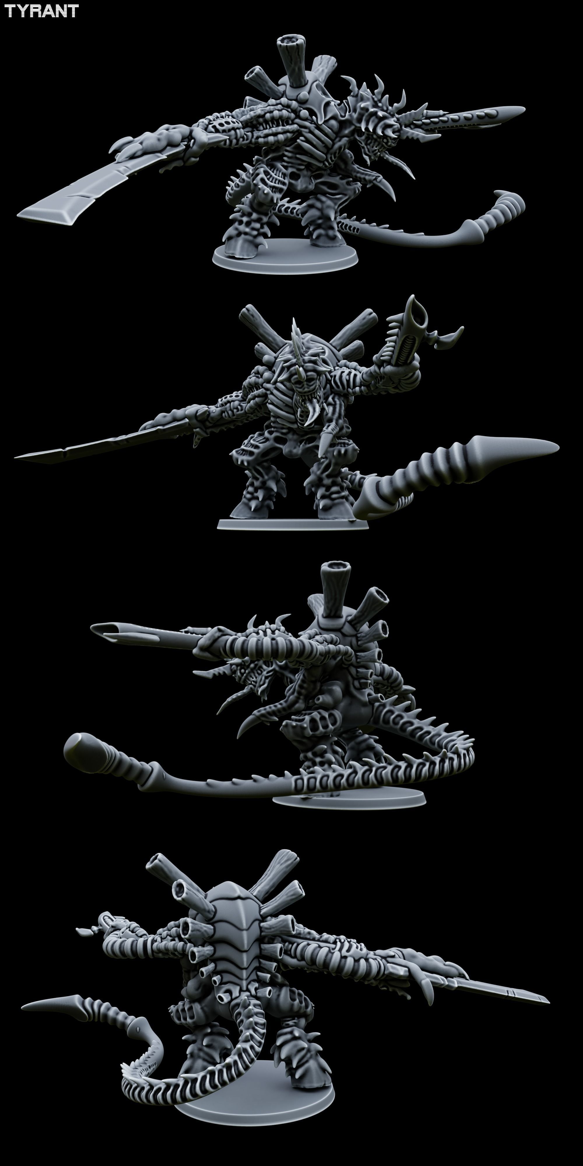 Space Demon 3D print model 3D model 3D printable | CGTrader