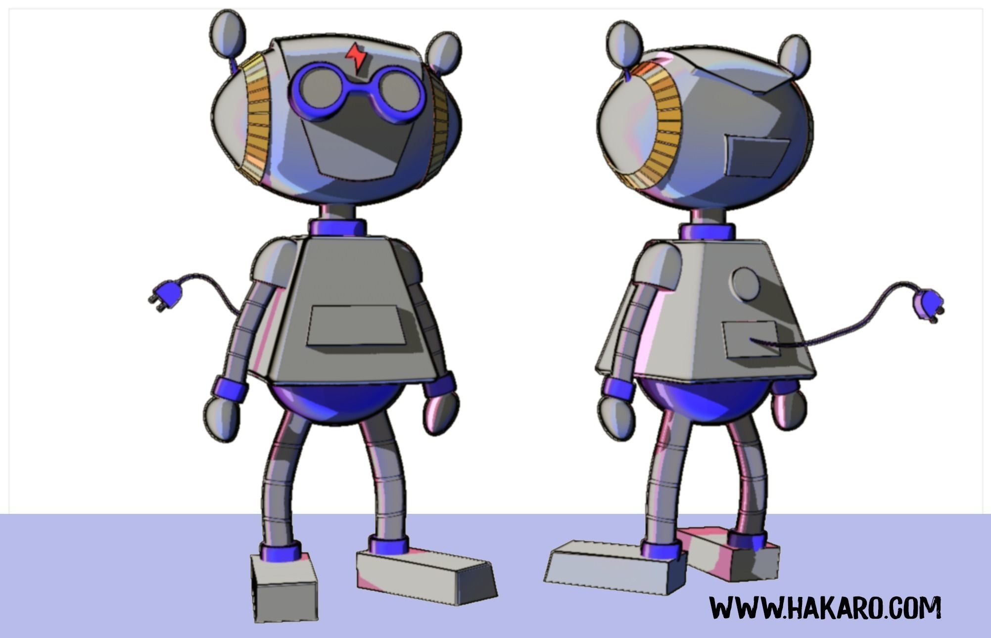 Volt Robot 3D model 3D printable | CGTrader