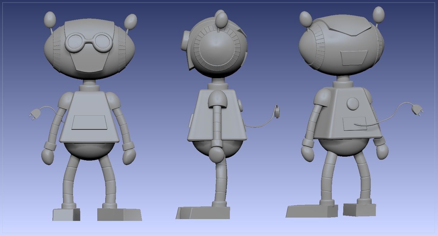 Volt Robot 3D model 3D printable | CGTrader