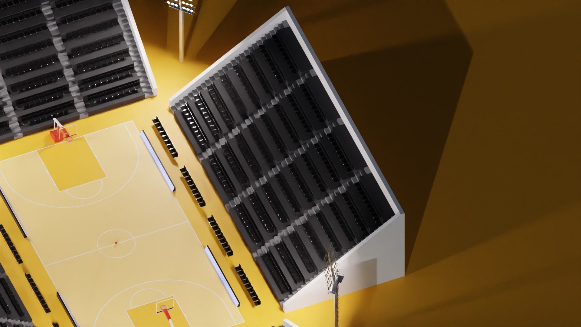 3D model Basketball Arena VR / AR / low-poly | CGTrader