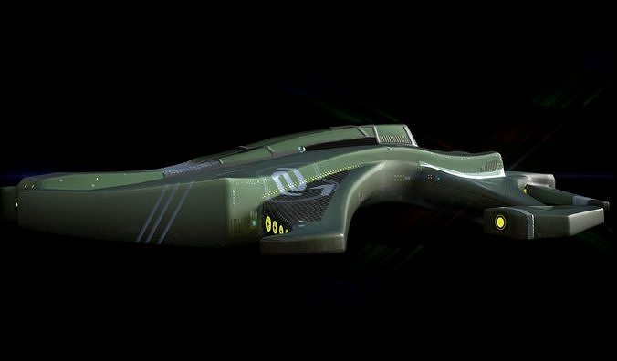 3D model Spaceship halo weapon VR / AR / low-poly | CGTrader
