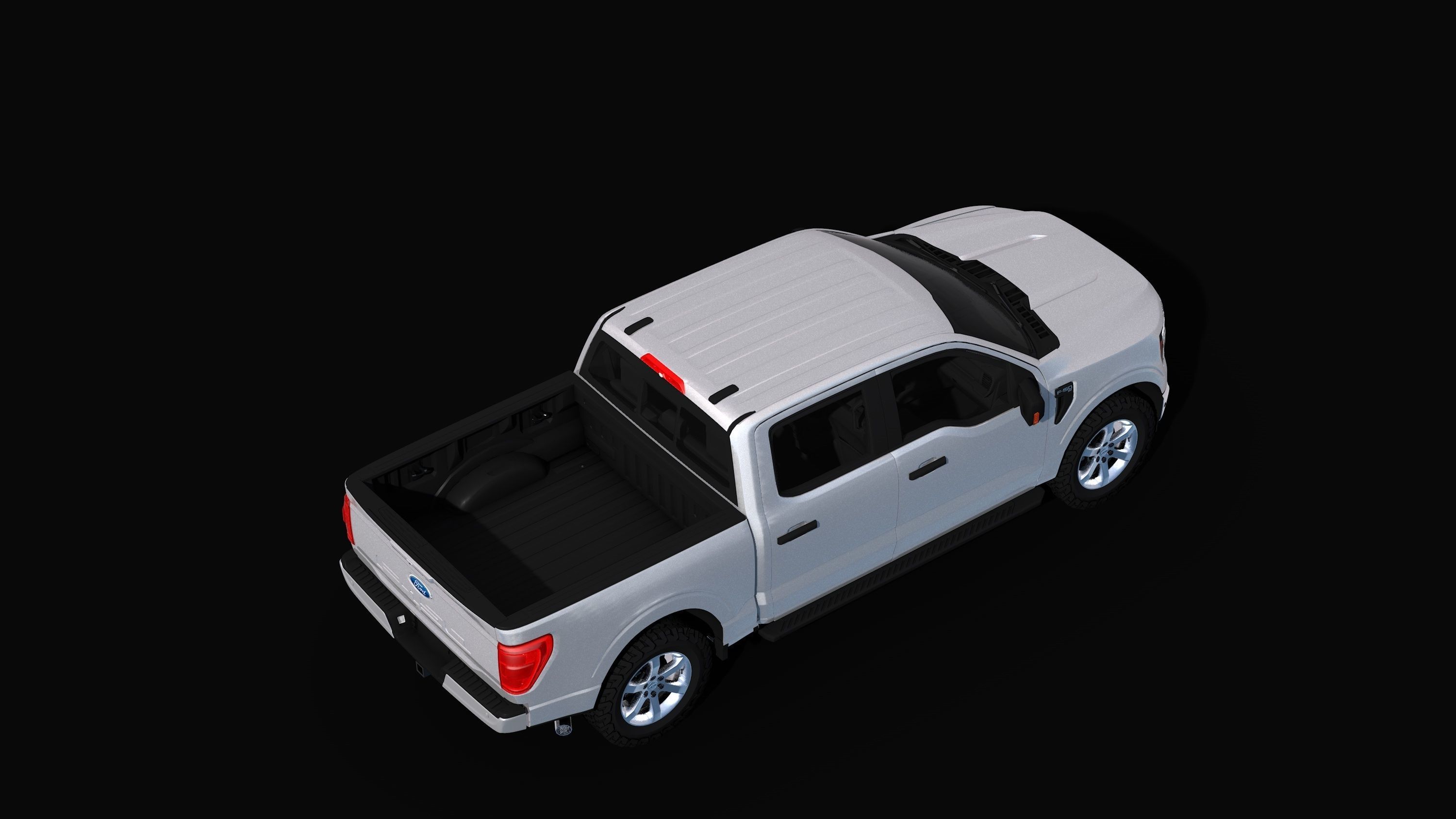 3D model 2021 Ford F-150 XLT 3D MODEL VR / AR / low-poly | CGTrader