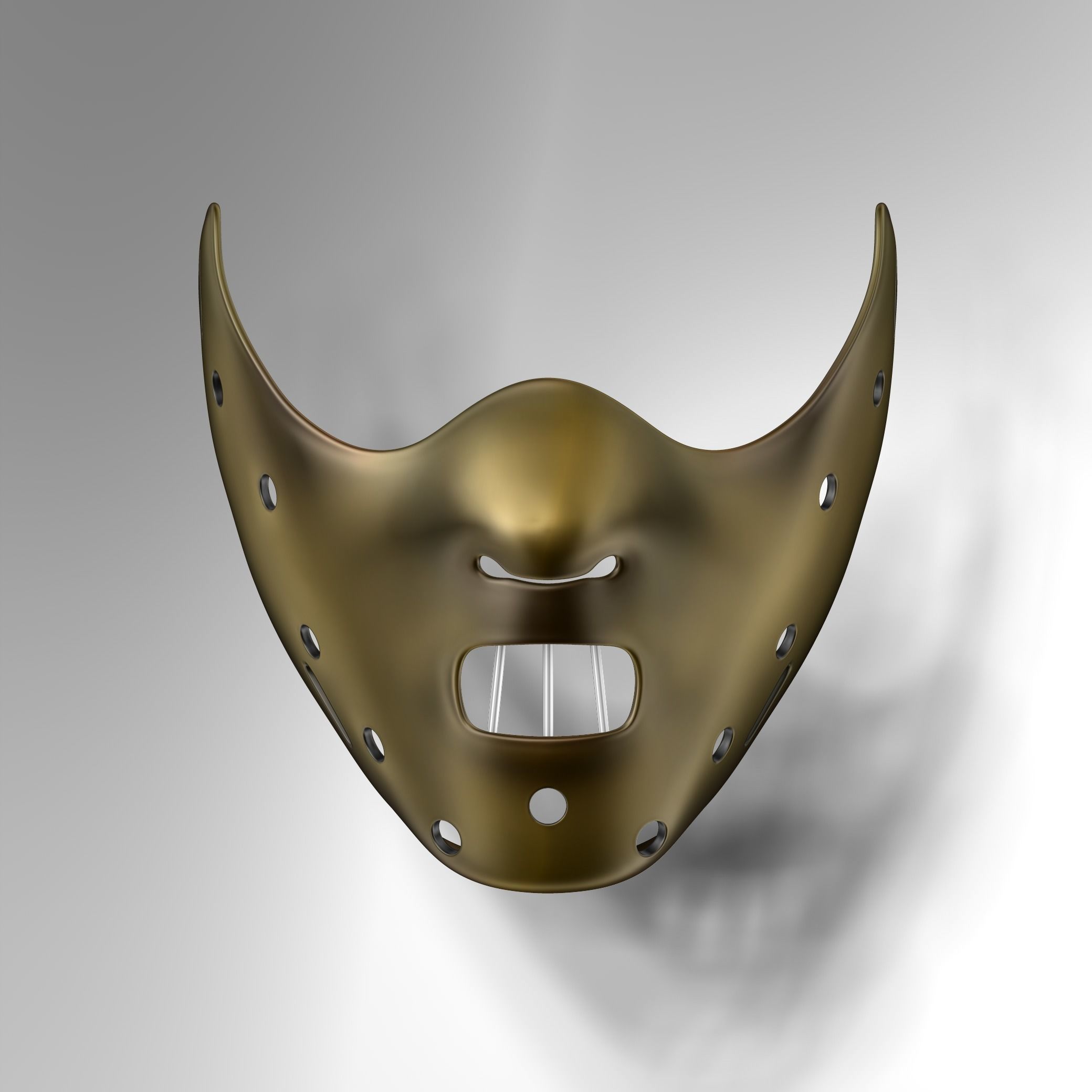 Hannibal Lector Mask 3D model 3D printable | CGTrader