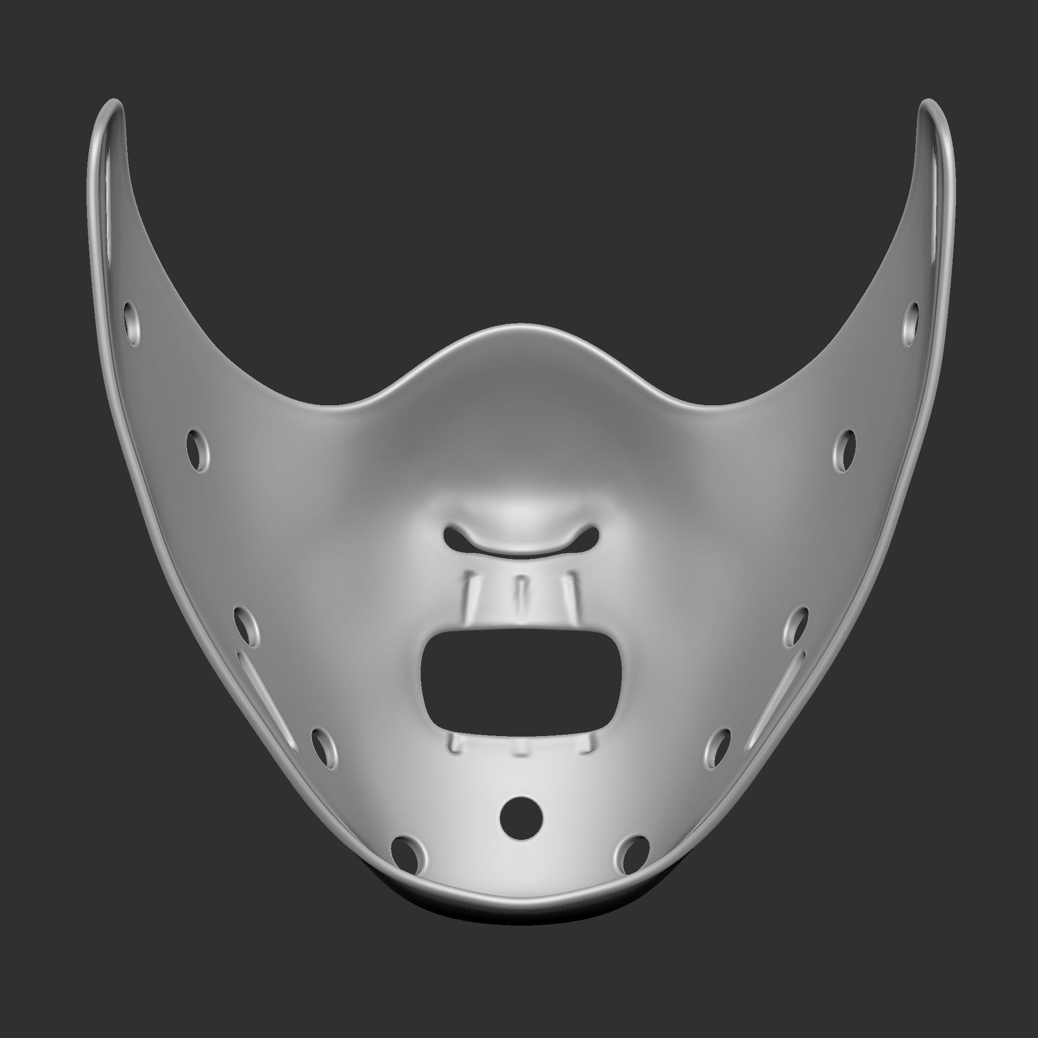 Hannibal Lecter Mask 3D model 3D printable | CGTrader