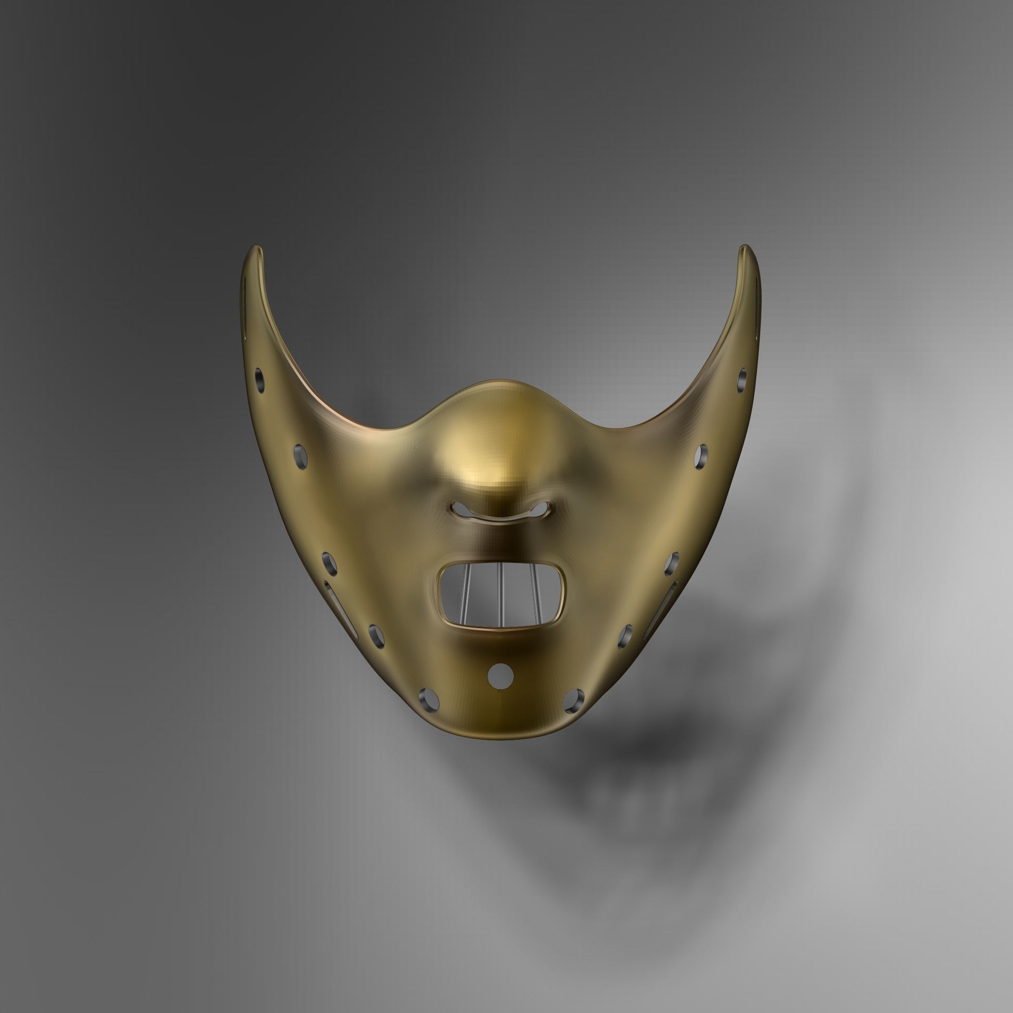 Hannibal Lecter Mask 3D model 3D printable | CGTrader
