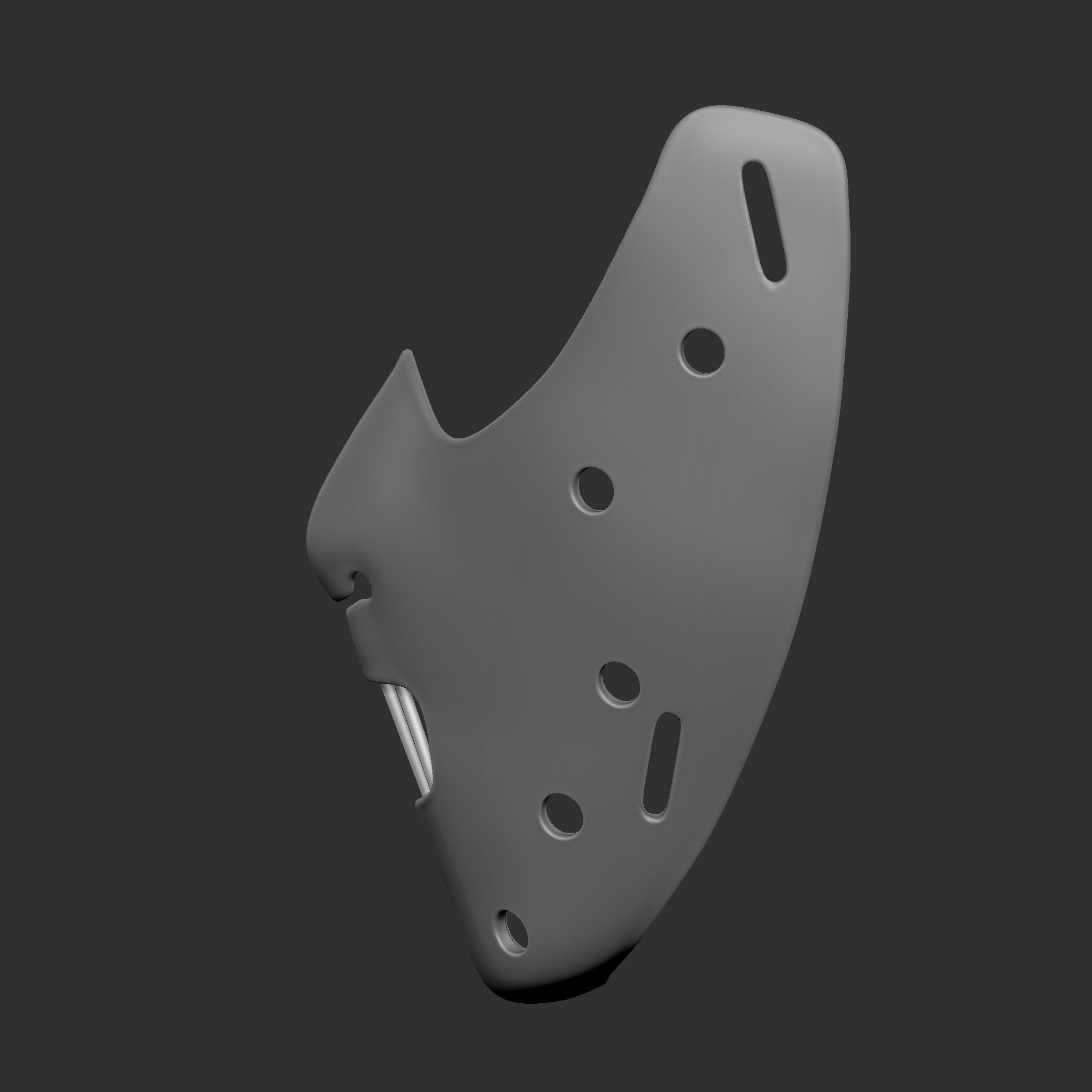 Hannibal Lecter Mask 3D model 3D printable | CGTrader